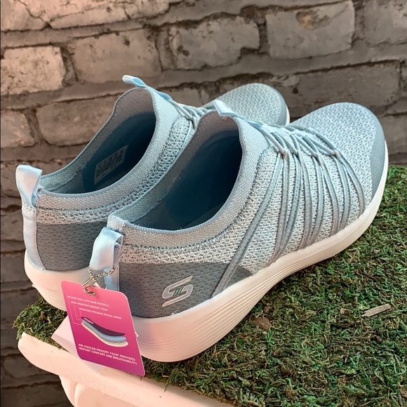 Skechers | Shoes | Nwt Skechers Flex Arya Air Cooled Shoe Blue | Poshmark